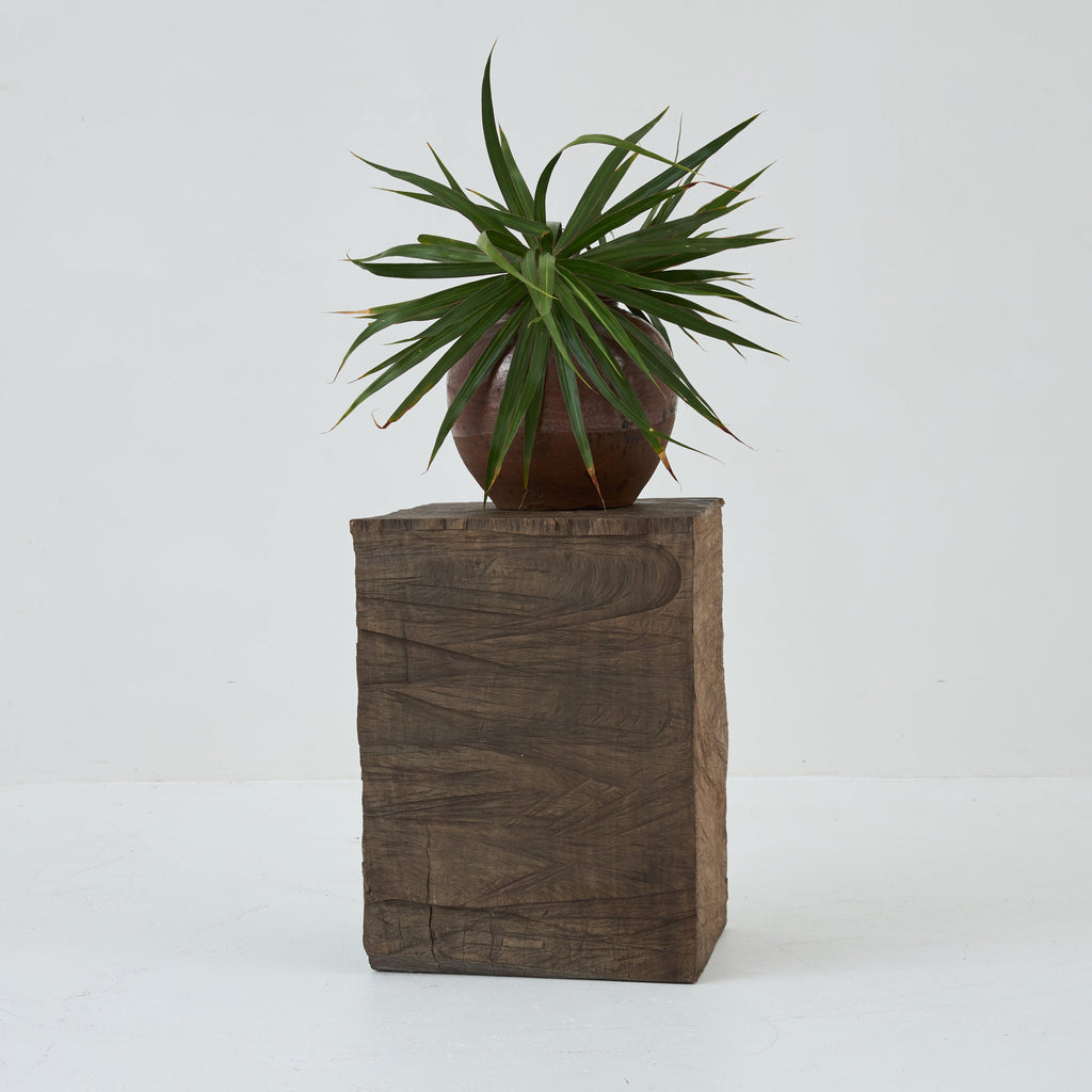 Ryo Reclaimed Timber Plinth or Side Table - Handcrafted – Bodhi Living