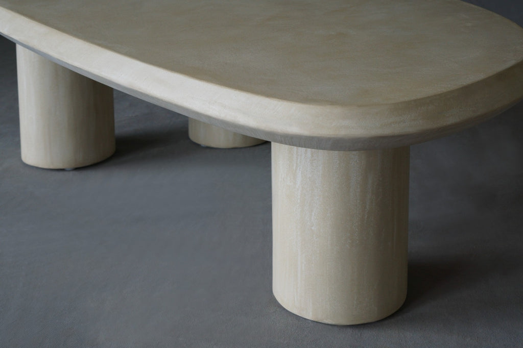 Bean Coffee Table – Organic-Shaped Micro Cement Table| Bodhi Living